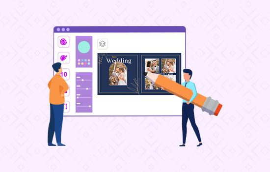 Web2Print Photo Album Design Software for eCommerce Store